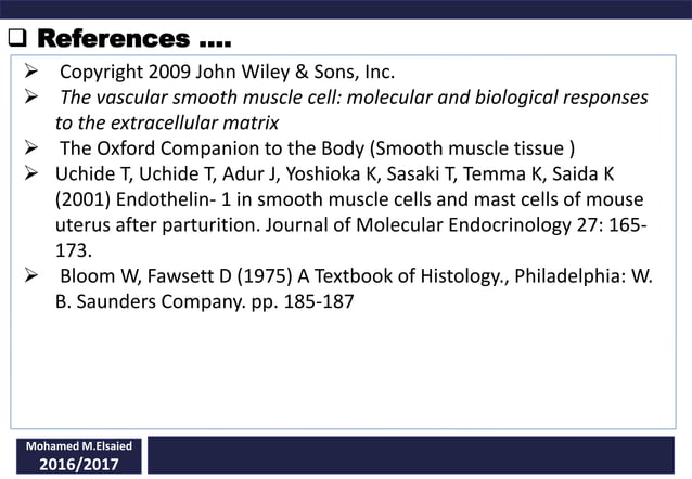 Smoth muscle tissue | PPTX | Biological Sciences | Science