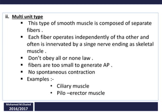 Smoth muscle tissue | PPTX | Biological Sciences | Science