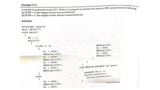 STEPPER_MOTOR_DAC_INTERFACING_MICROCONTROLLER | PPTX | Computer Peripherals | Computing