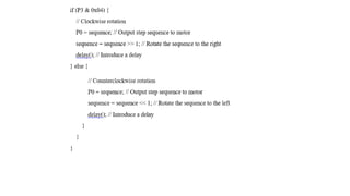 STEPPER_MOTOR_DAC_INTERFACING_MICROCONTROLLER | PPTX | Computer Peripherals | Computing