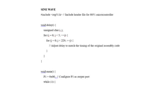 STEPPER_MOTOR_DAC_INTERFACING_MICROCONTROLLER | PPTX | Computer Peripherals | Computing