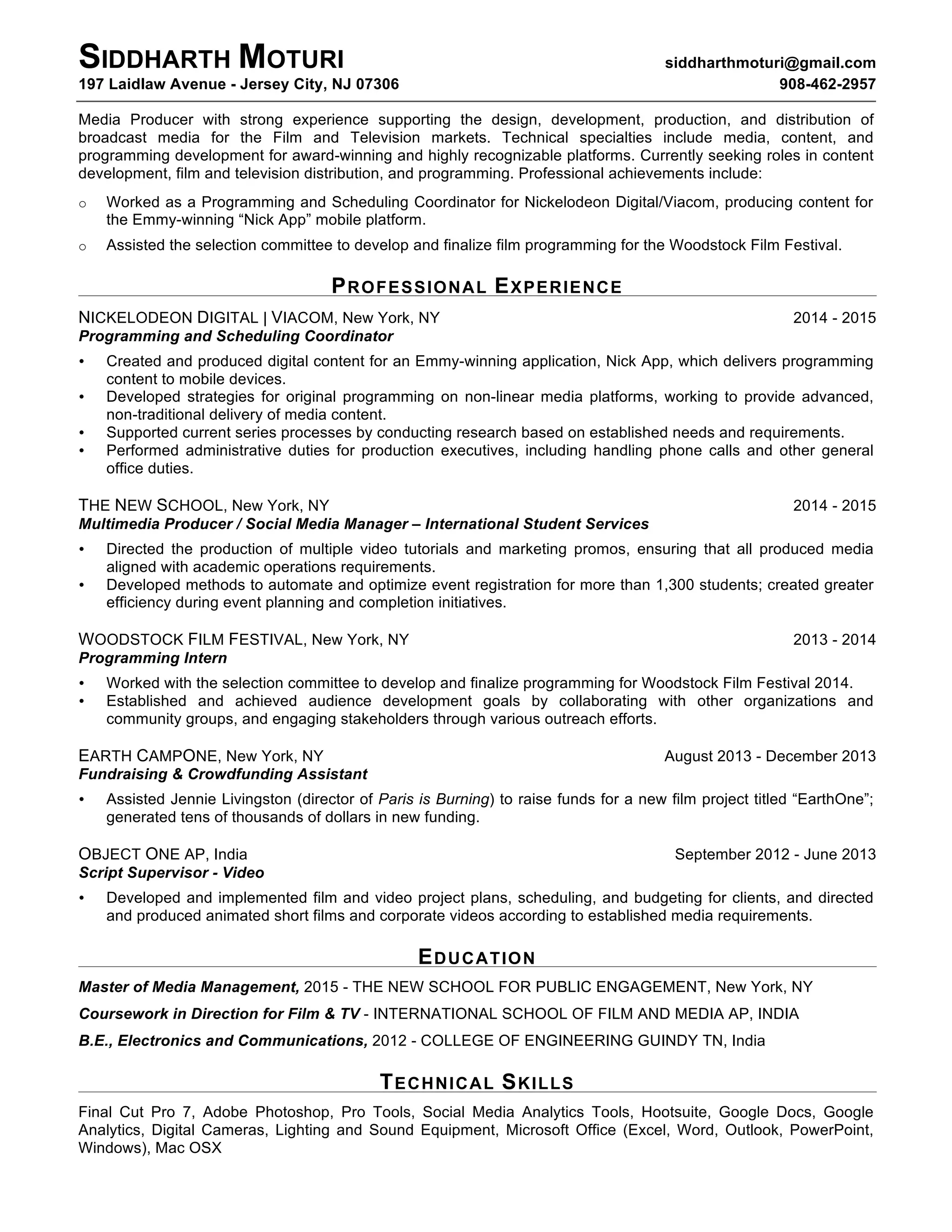 S moturi resume_New | PDF