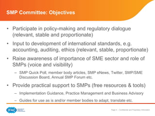 The SMP Committee: Supporting and Vocalizing the Needs of SMPs | PPTX