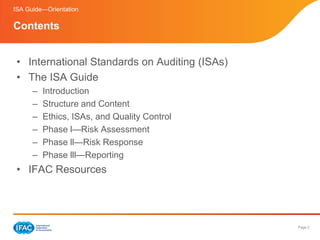 ISA Guide Orientation Slides | PPTX
