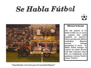 Smp shf company profile presentation | PPT