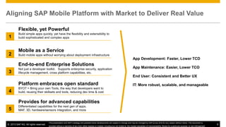 W8/WP8 App Dev for SAP, Part 4: SAP Mobile Platform Roadmap | PPT