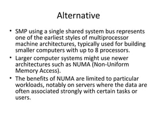 Smp and asmp architecture.