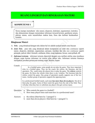 Ringkasan Materi Bahasa Inggris | PDF