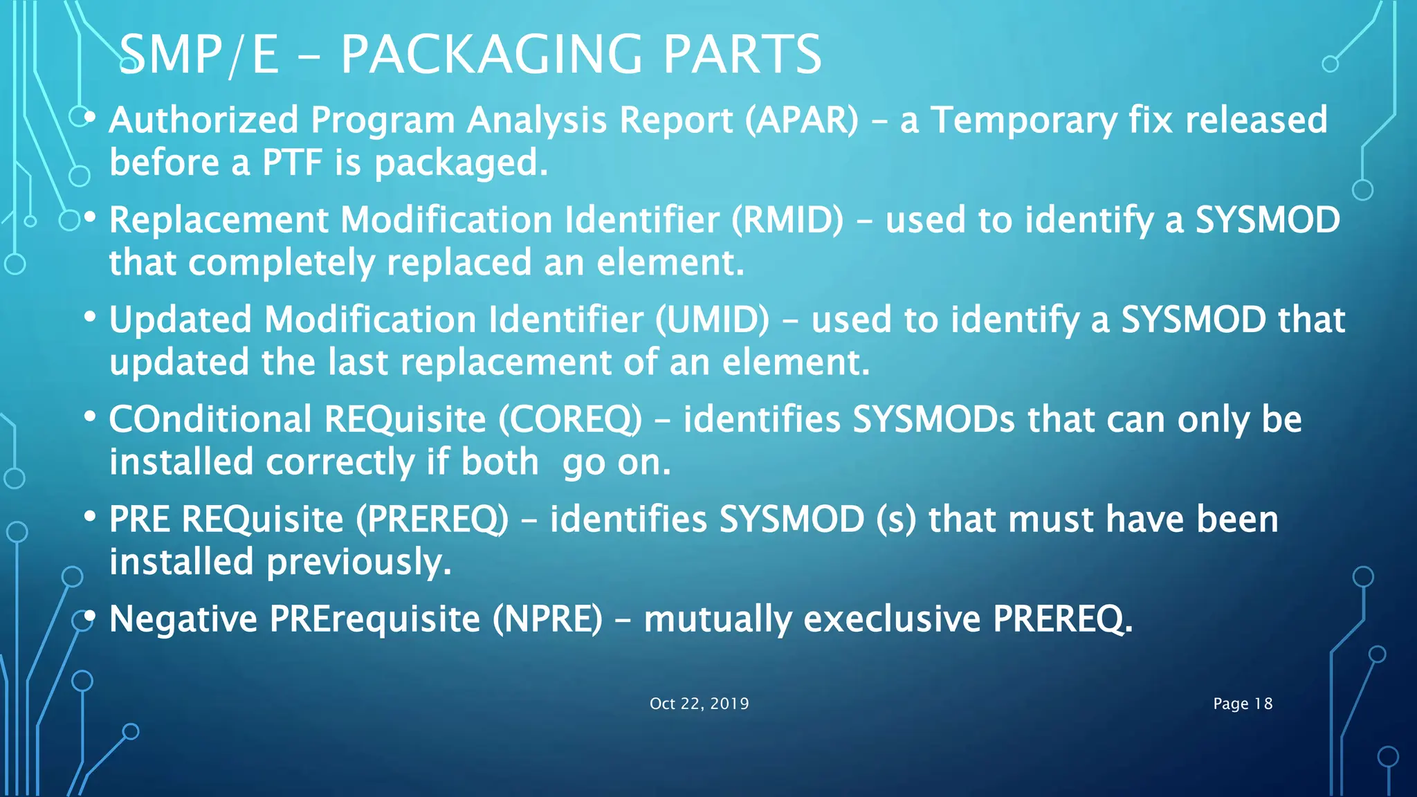 z/OS SMPE Software Control PART 1 & PART2.pptx