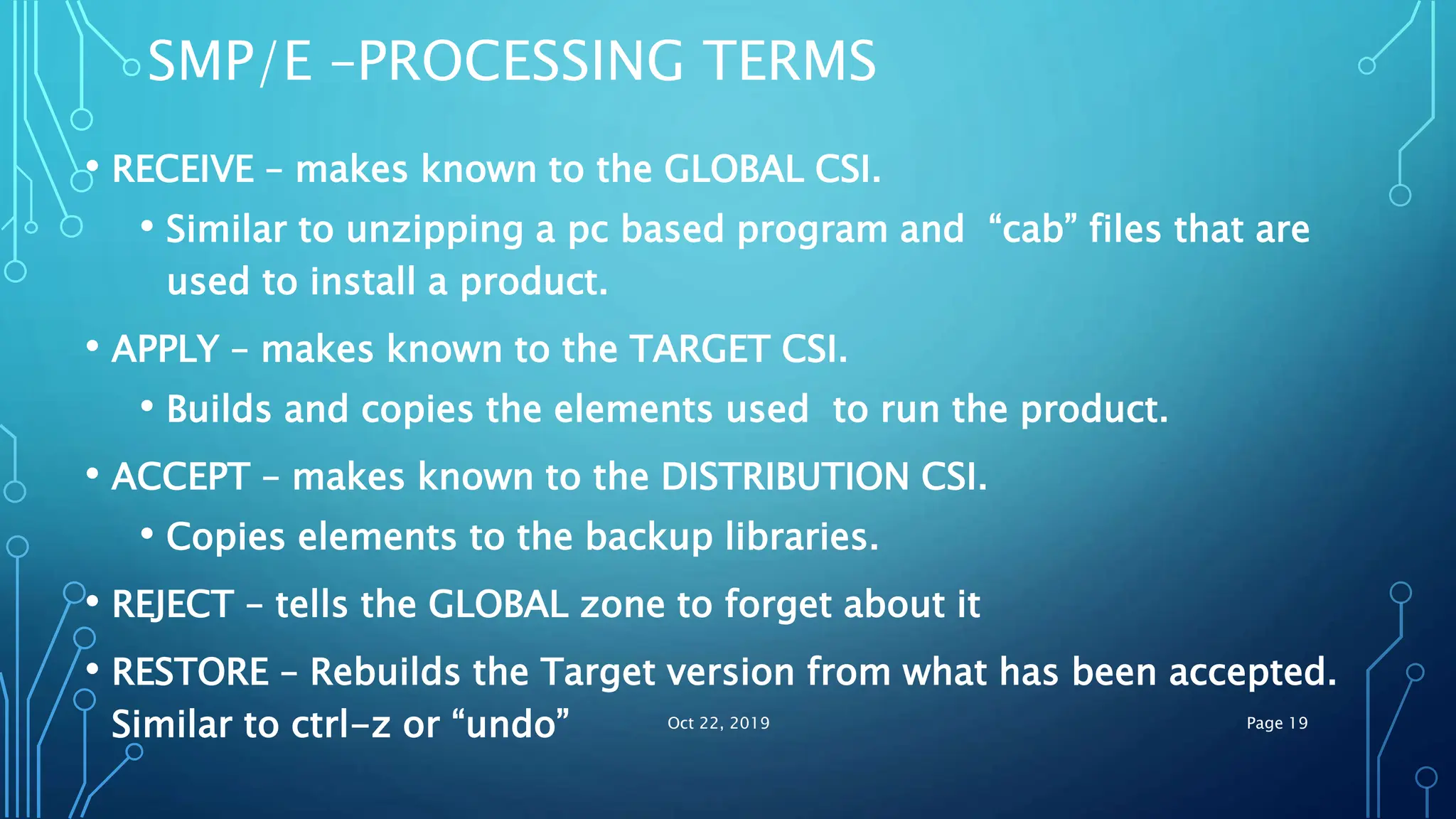 z/OS SMPE Software Control PART 1 & PART2.pptx