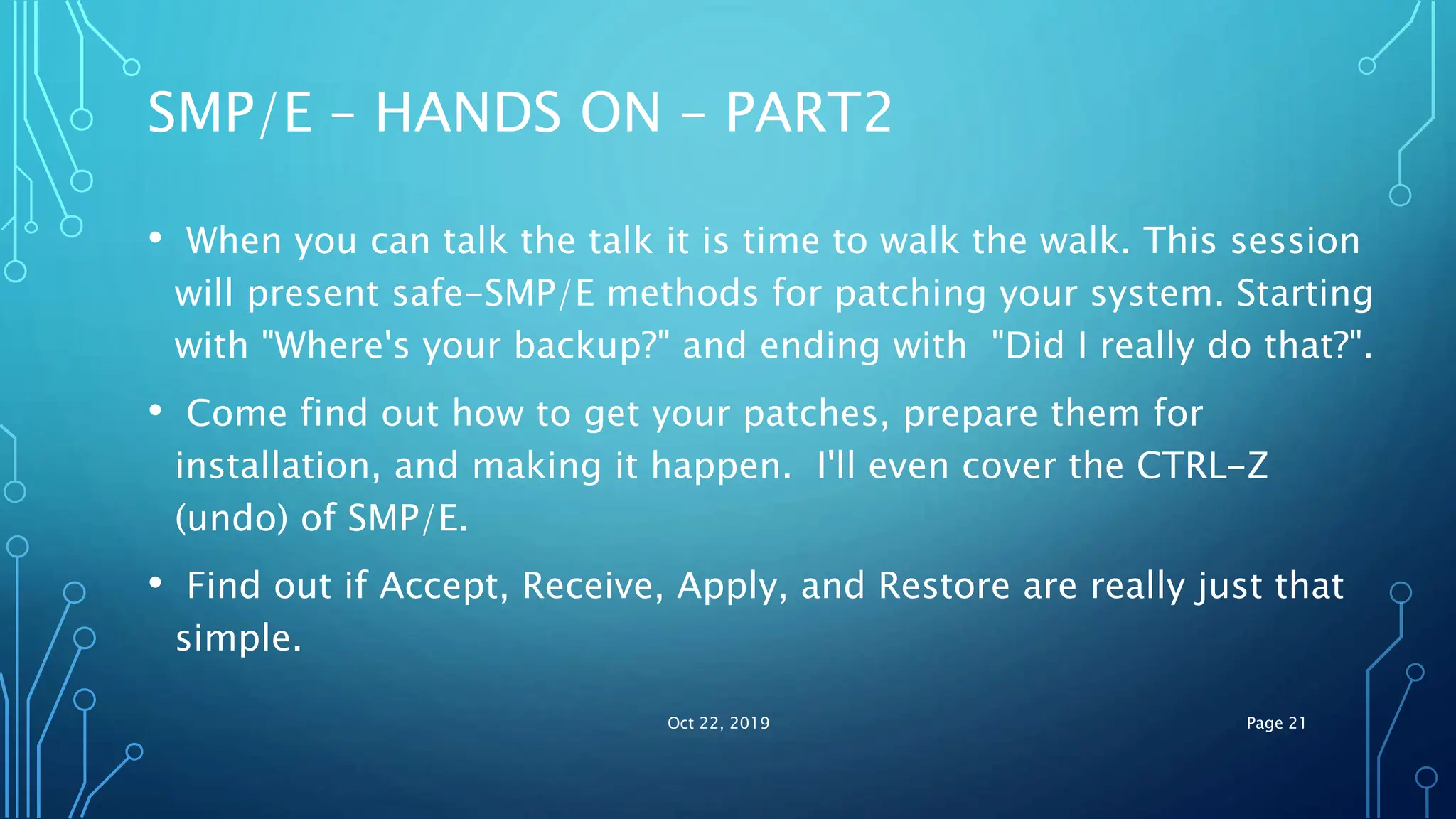 z/OS SMPE Software Control PART 1 & PART2.pptx