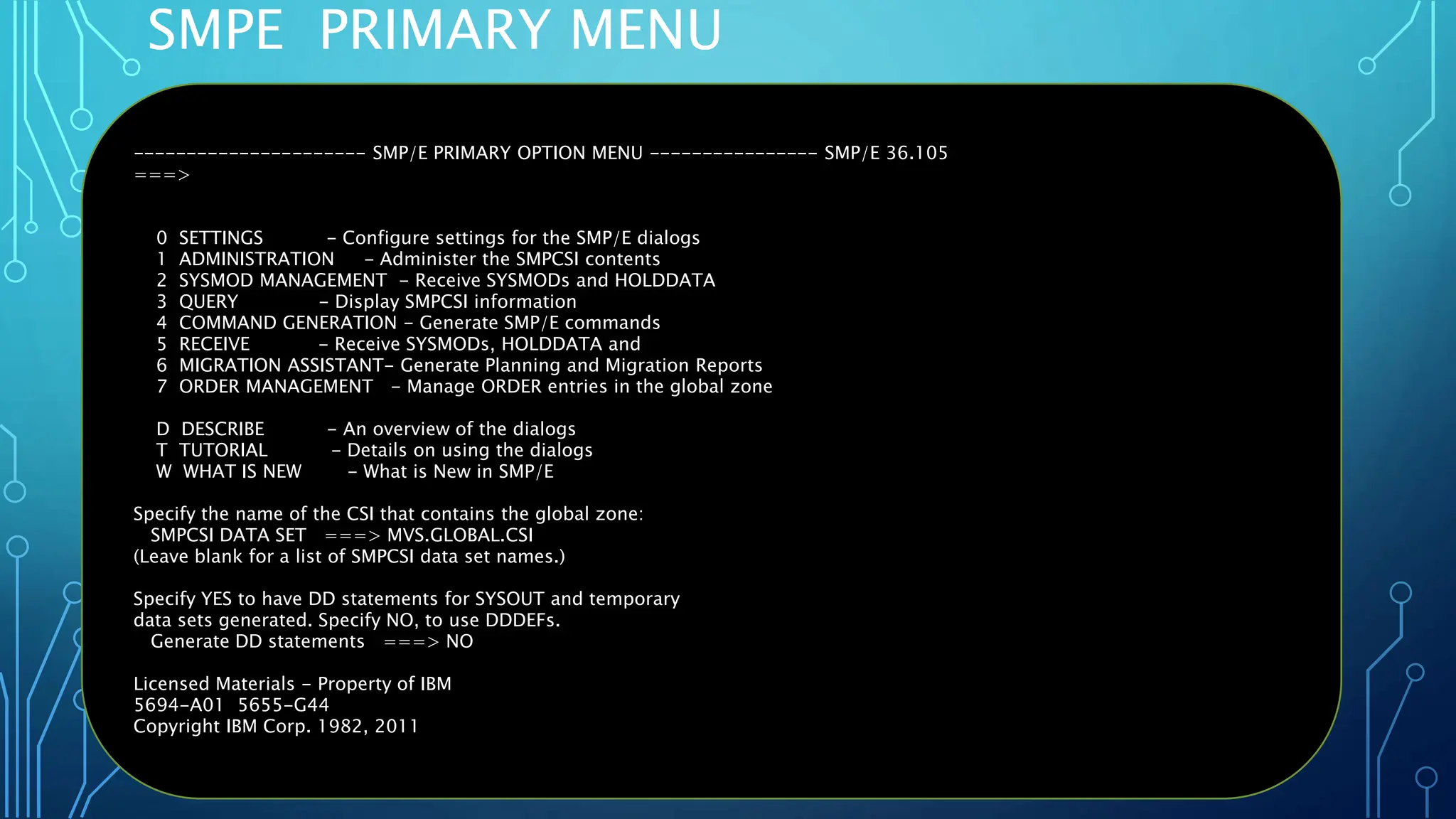 z/OS SMPE Software Control PART 1 & PART2.pptx
