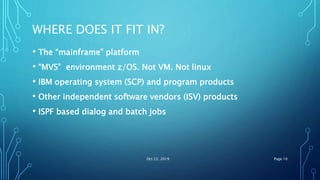 z/OS SMPE Software Control PART 1 & PART2.pptx