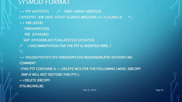 z/OS SMPE Software Control PART 1 & PART2.pptx