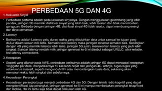 perkembangan teknologi : 5Ggenerasi kelima . | PPTX