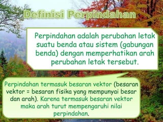 Fisika : jarak dan perpindahan | PDF