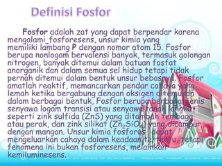 Siklus Fosfor - Phosphorus Cycle | PDF