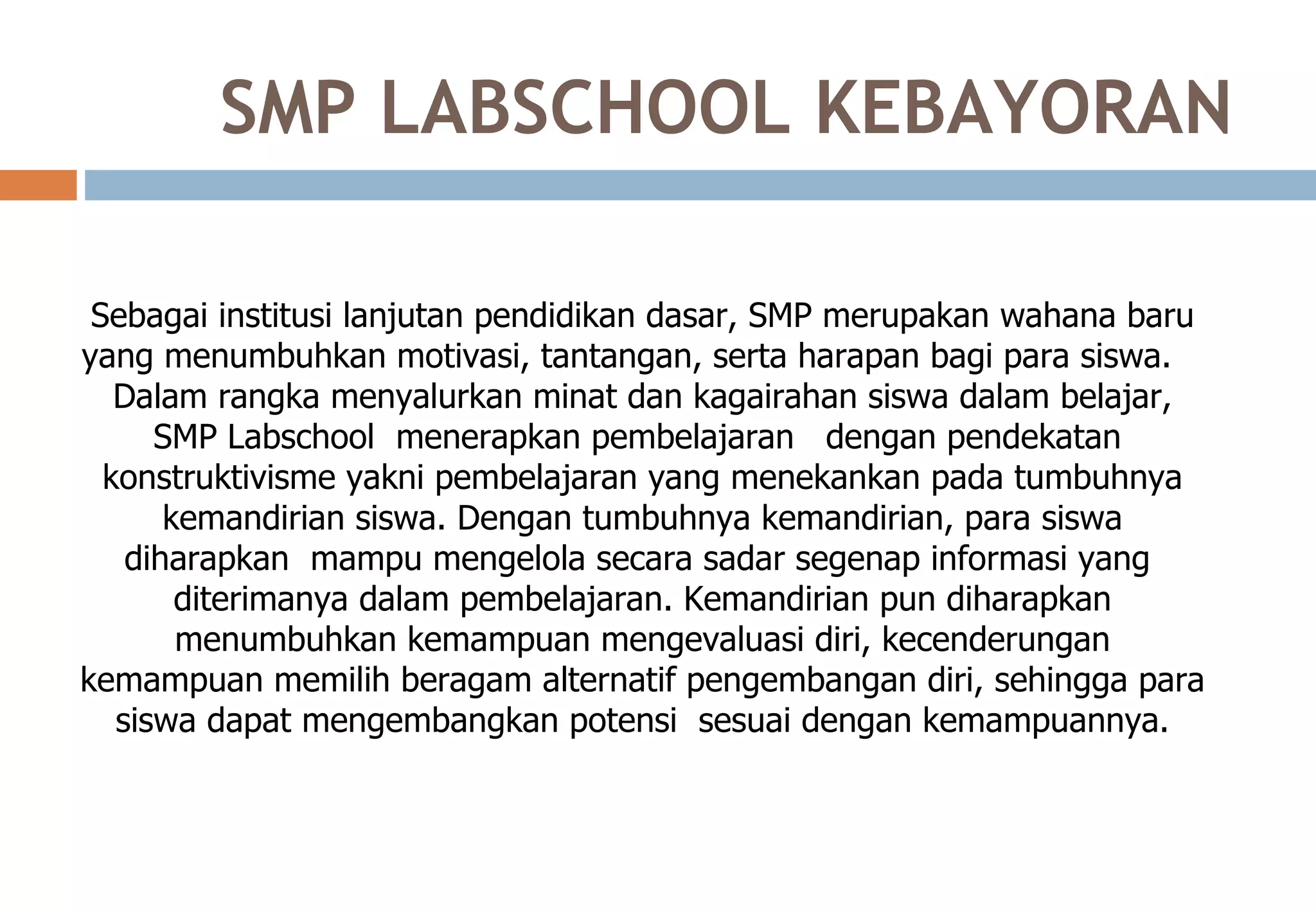 Smp labschool kebayoran 2 | PPT