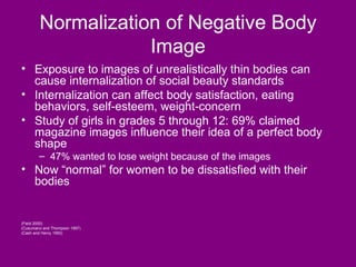 The Media and Women's Body Image | PPT
