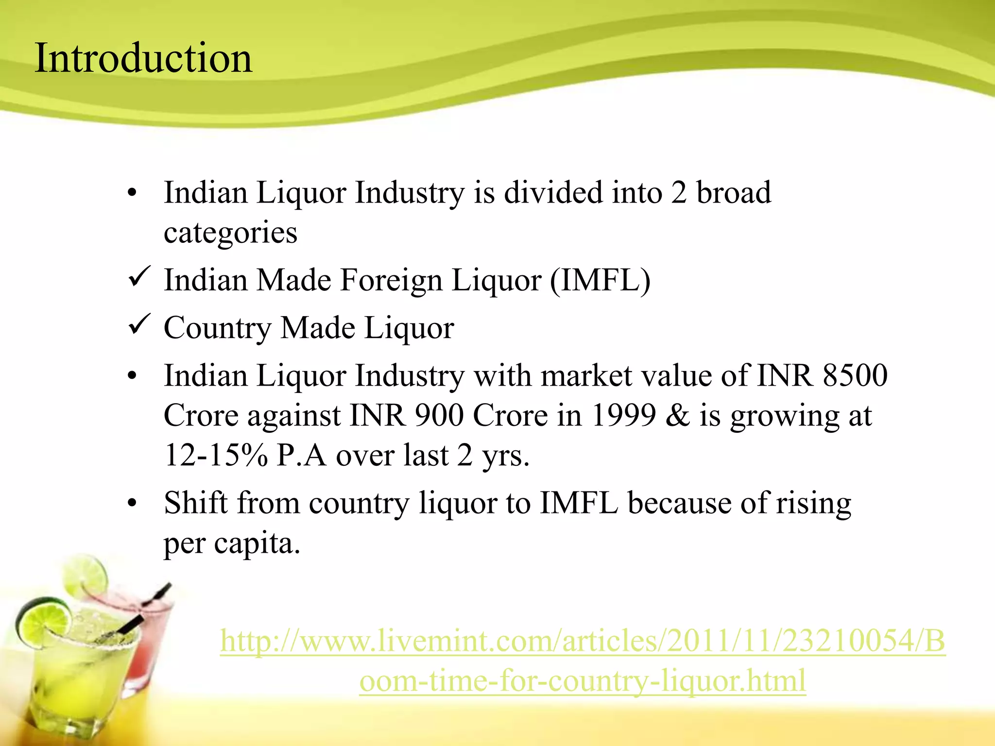 An Overview of The Indian Liquor Industry | PPTX