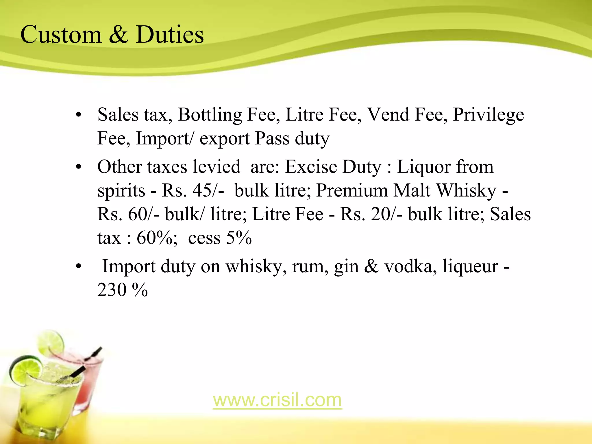 An Overview of The Indian Liquor Industry | PPTX