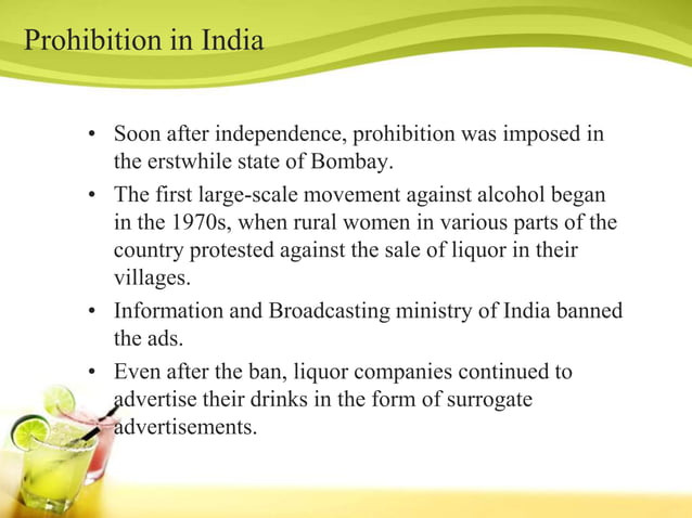 An Overview of The Indian Liquor Industry | PPTX | Alcoholic Beverages | Food & Drink