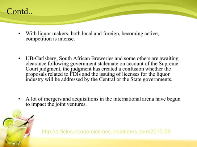 An Overview of The Indian Liquor Industry | PPTX | Alcoholic Beverages | Food & Drink