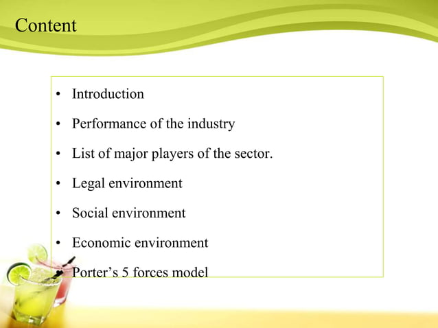 An Overview of The Indian Liquor Industry | PPTX | Alcoholic Beverages | Food & Drink