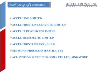 Accel Frontline Ltd. | PPT