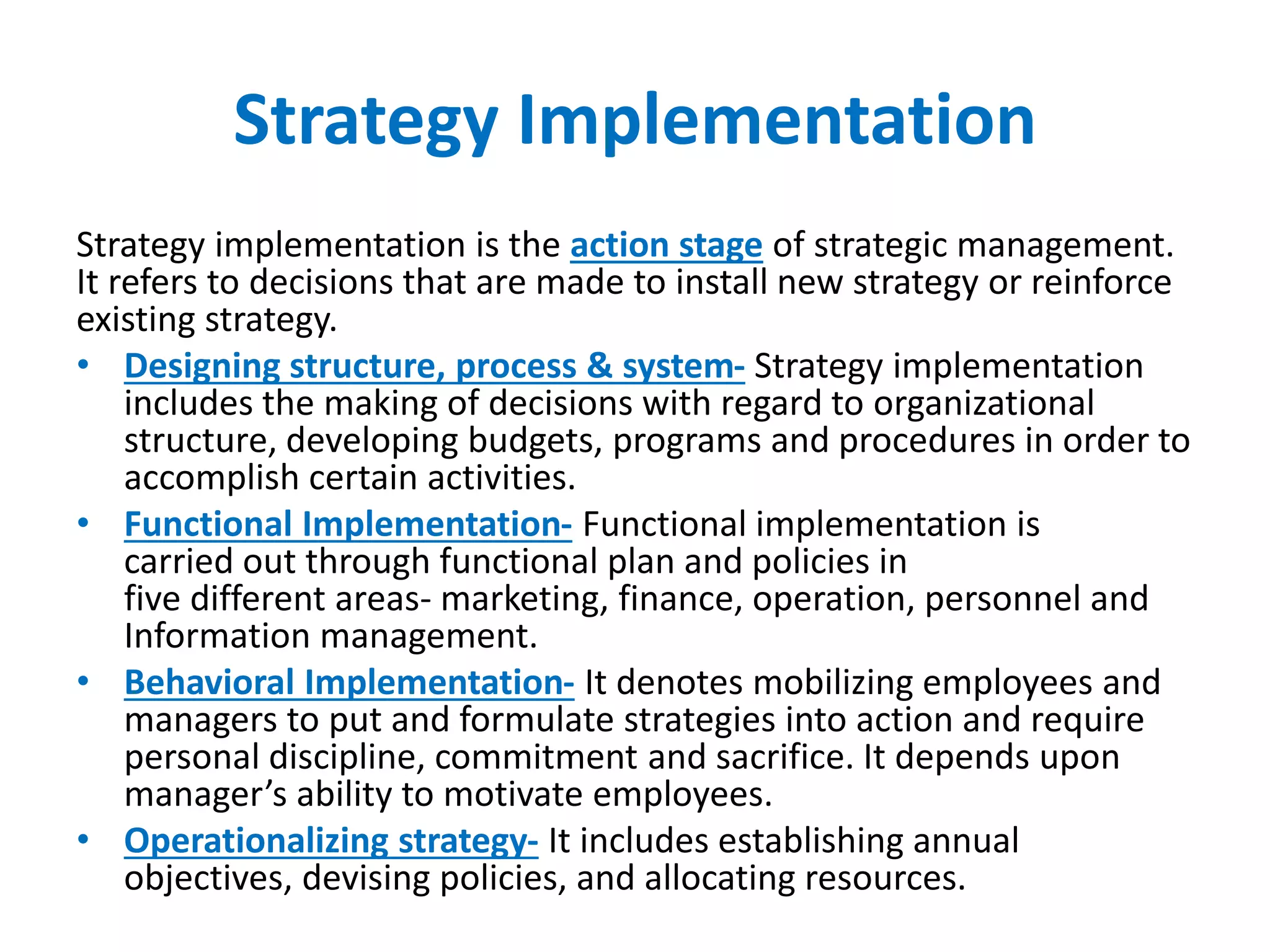 Strategic management ppt | PPTX