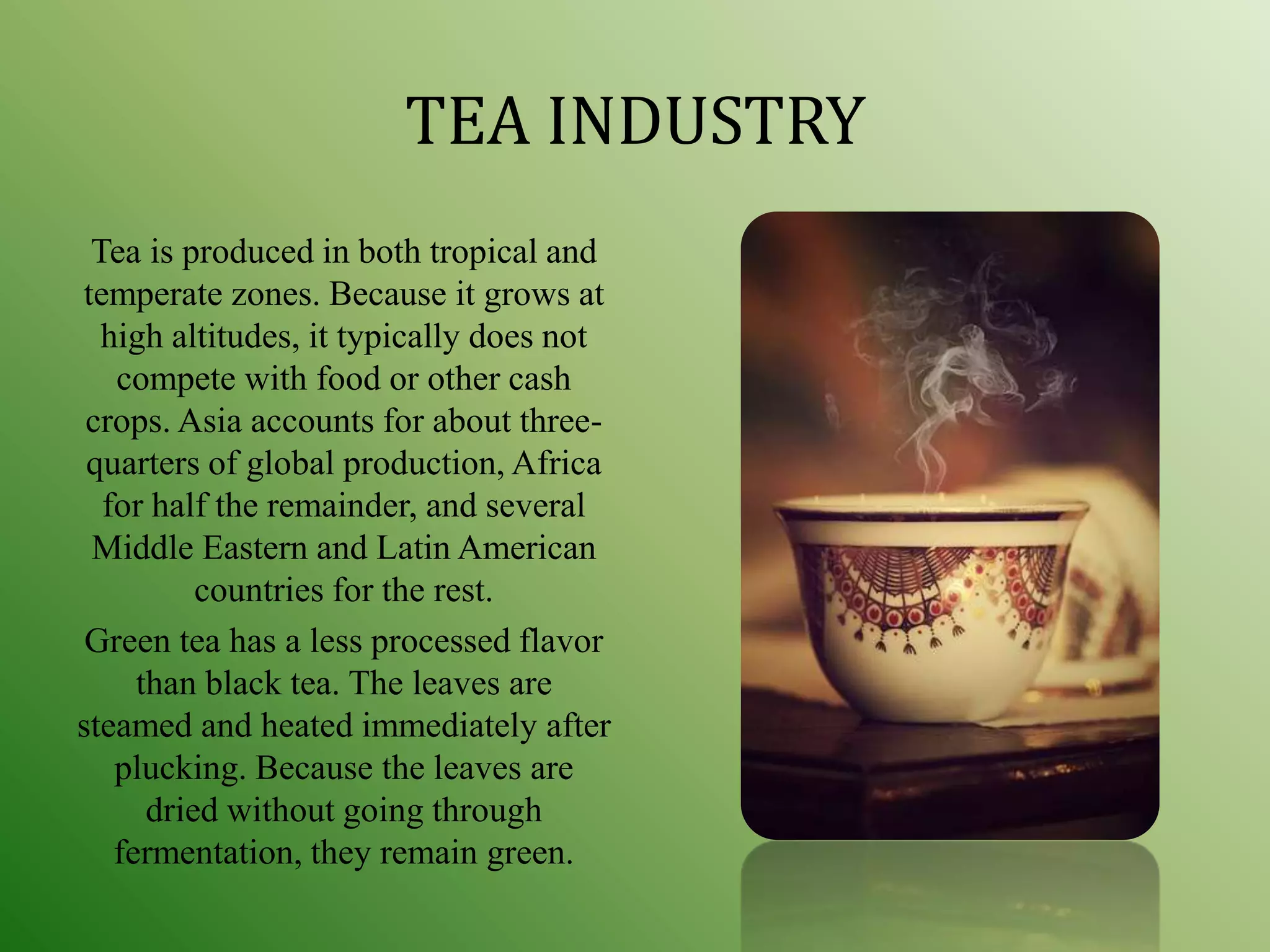 Lipton Green Tea(SWOT Analysis,STP Process, and 4Ps) | PPTX