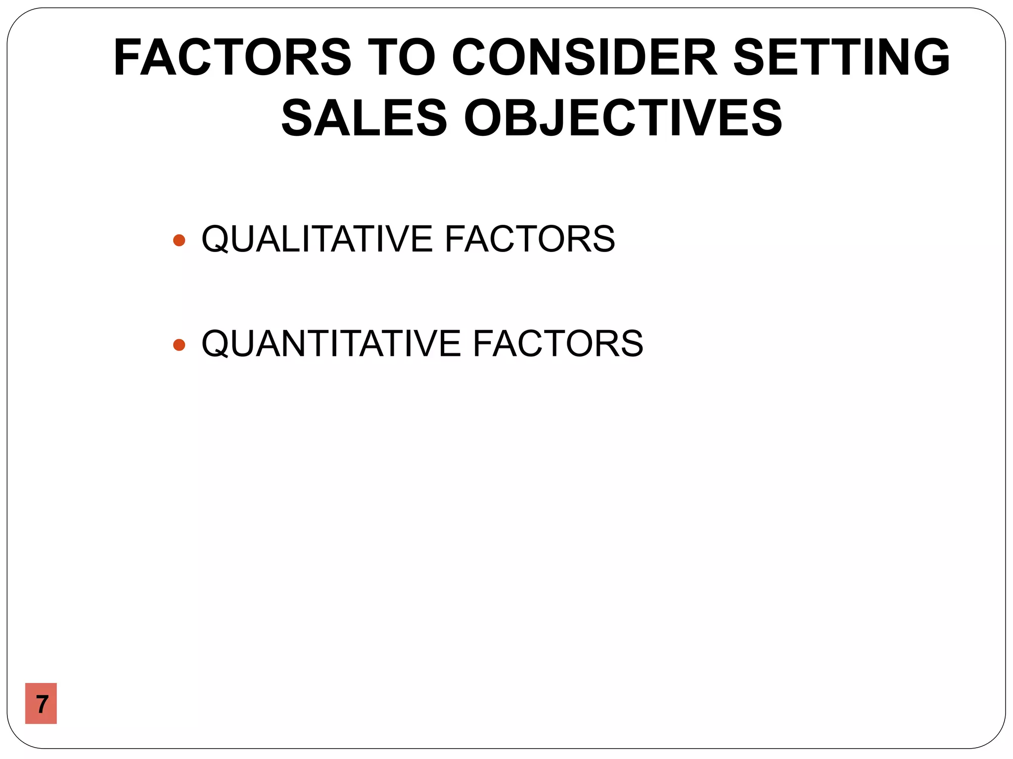 Introduction to Sales Management | PPTX
