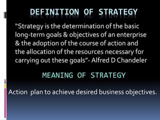 Strategic Management PPT | PPTX