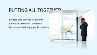 Presentation skills for public speaking | PPT