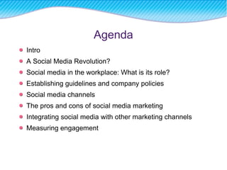 Social Media and the Workplace | PPT