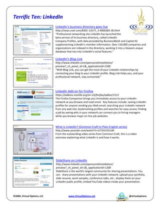 Social Media LinkedIn Primer | PDF