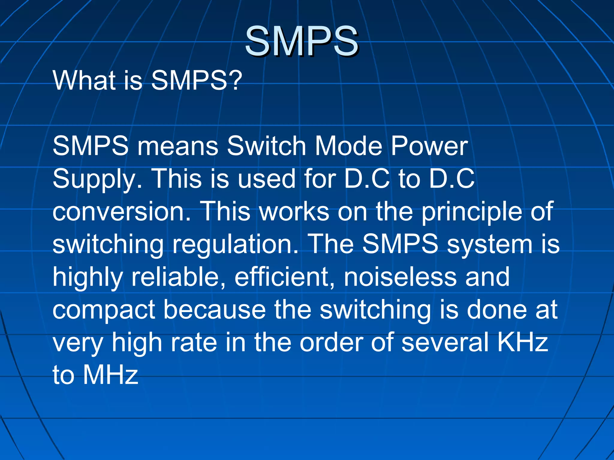 Smps | PPT