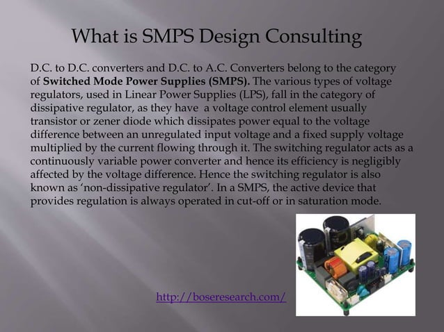 Smps design consulting | PPT