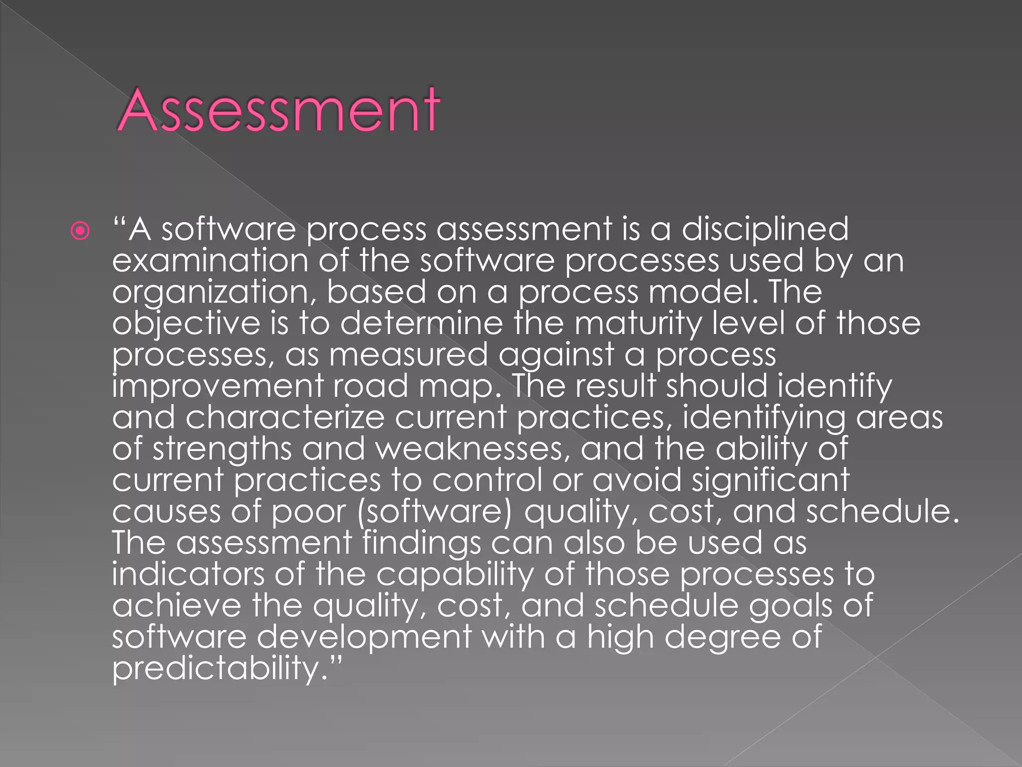 Software assessment and audit | PPTX