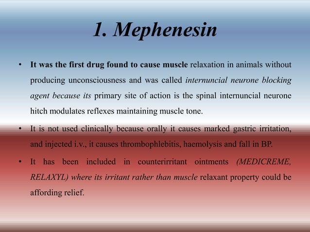 Skeletal muscle relaxants | PPTX