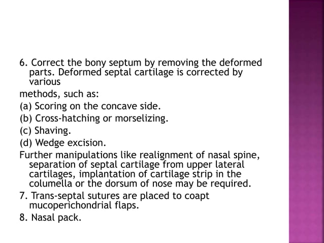 Smr and septoplasty | PPTX