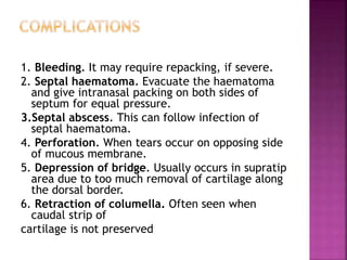 Smr and septoplasty | PPTX