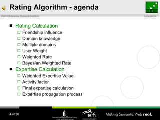 Real-life Rating Algorithm | PPT