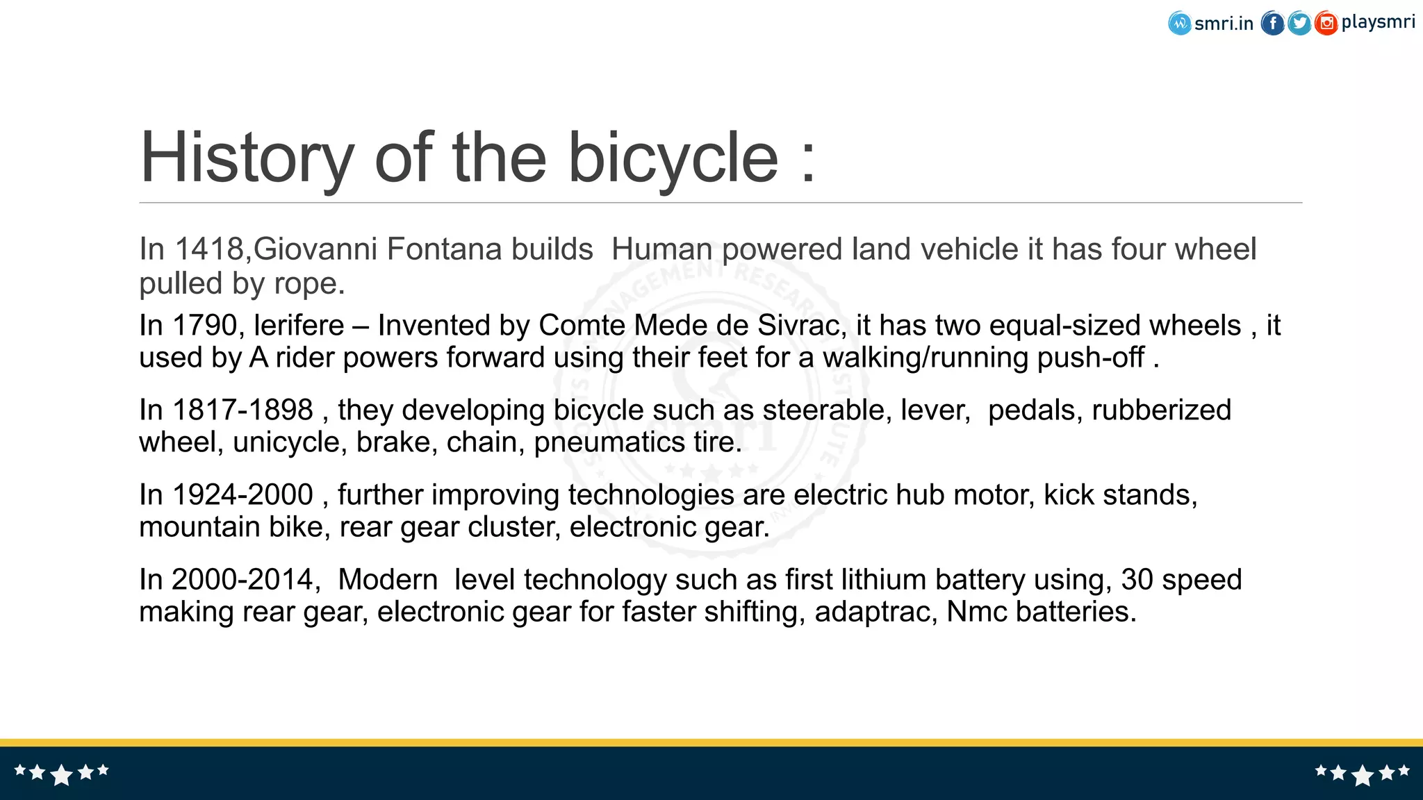 Evolution of bicycles | PPTX