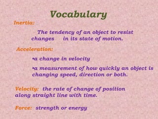 laws of motion | PPTX