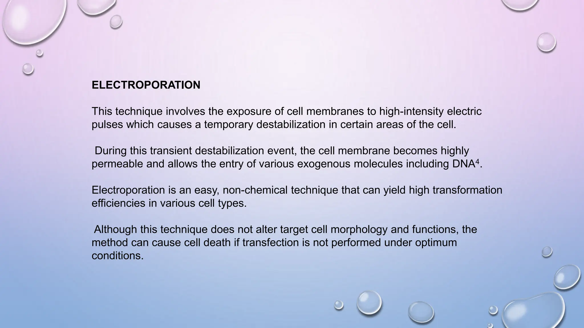 Transfection in animal cells through chemical methods like Calcium ...