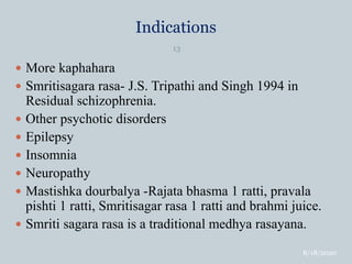 SMRITISAGARA RASA- YOGA REVIEW | PPTX