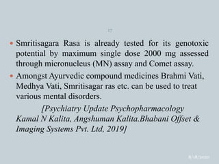 SMRITISAGARA RASA- YOGA REVIEW | PPTX