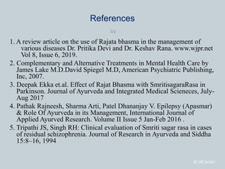 SMRITISAGARA RASA- YOGA REVIEW | PPTX