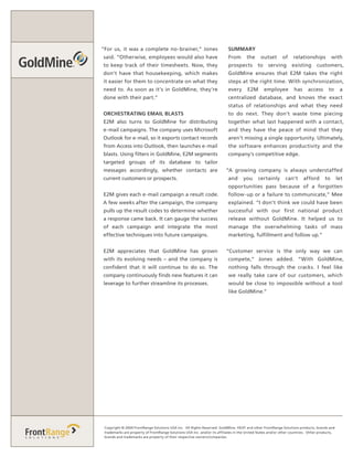 Gold Mine Case Study E2M | PDF